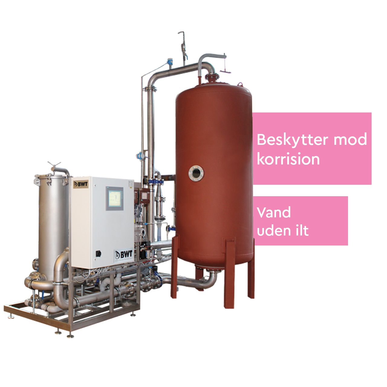 BWT DeOx - fjerner effektivt ilt fra vandet