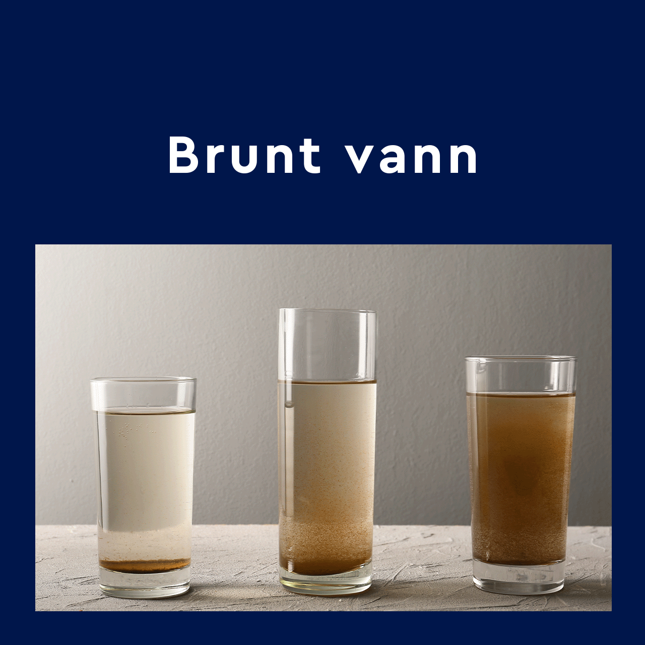 Har du brunt springvann og lurer på hvorfor? BWT gir deg svaret - BWT