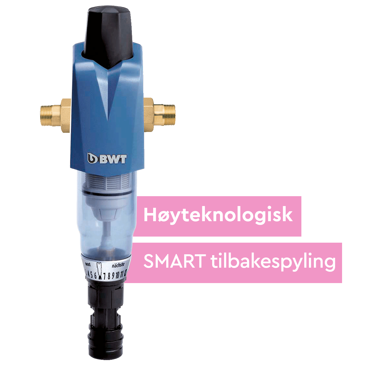 BWT Infinity Manuell silfilter - Manuelt tilbakespylingsfilter - BWT