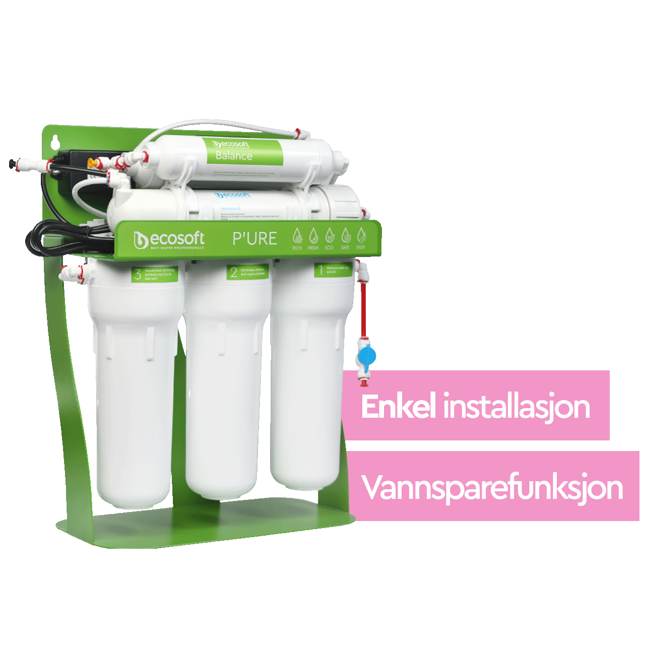 BWT P'URE Balance vannfilter til springen - BWT