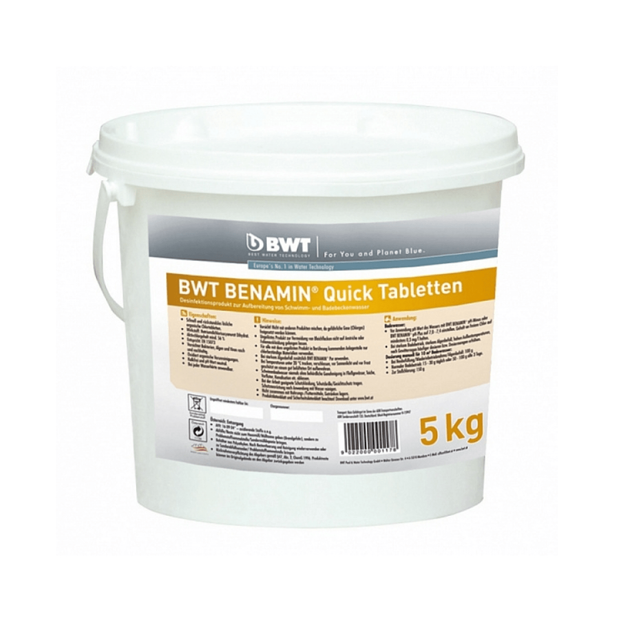 Benamin Quick tabletki 5kg - BWT