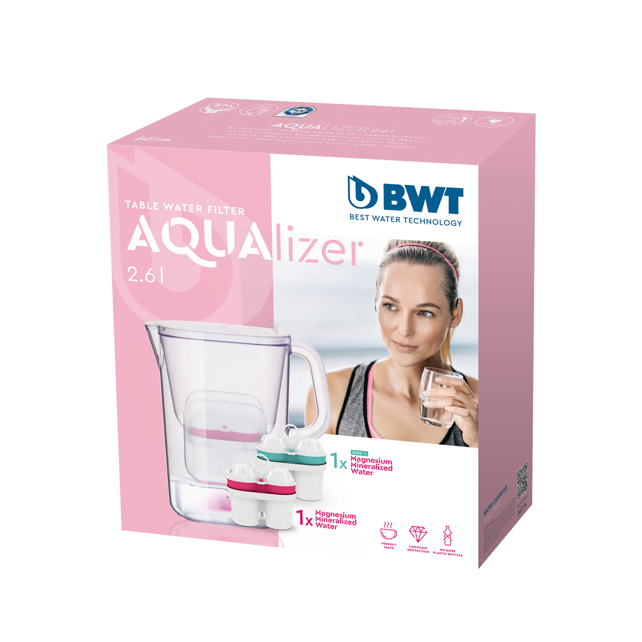 BWT AQUAlizer Baselight filterkanna → Filtrerat vatten på några minuter - BWT