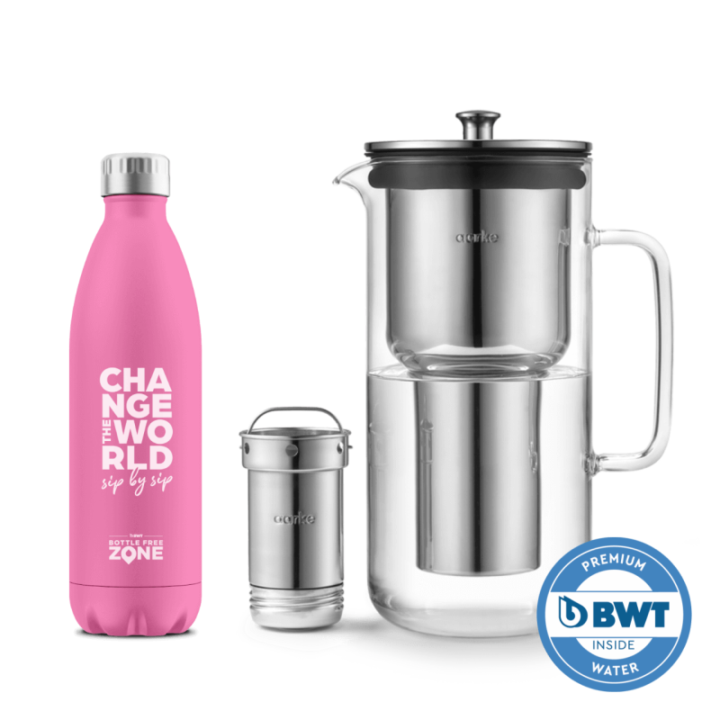 Aarke Purifier Combo-Package incl. BWT Climate Bottle