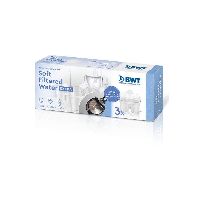 BWT filter cartridges for water filters and water dispensers