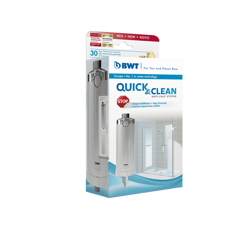 Quick & Clean anti-limescale filter system incl. cartridges