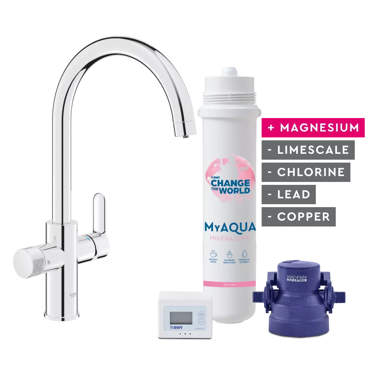 BWT AQA Drink Pure 2.0: The water tap with filter function for home